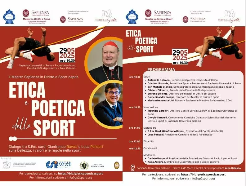 Il cardinale Ravasi e Pancalli a La Sapienza, dialogo su “Etica e ...