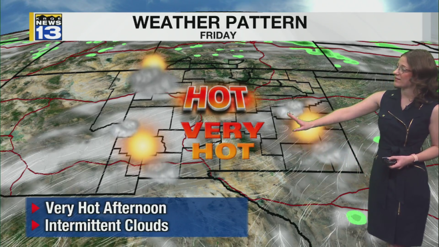 Cool start with summer temperatures by end of week