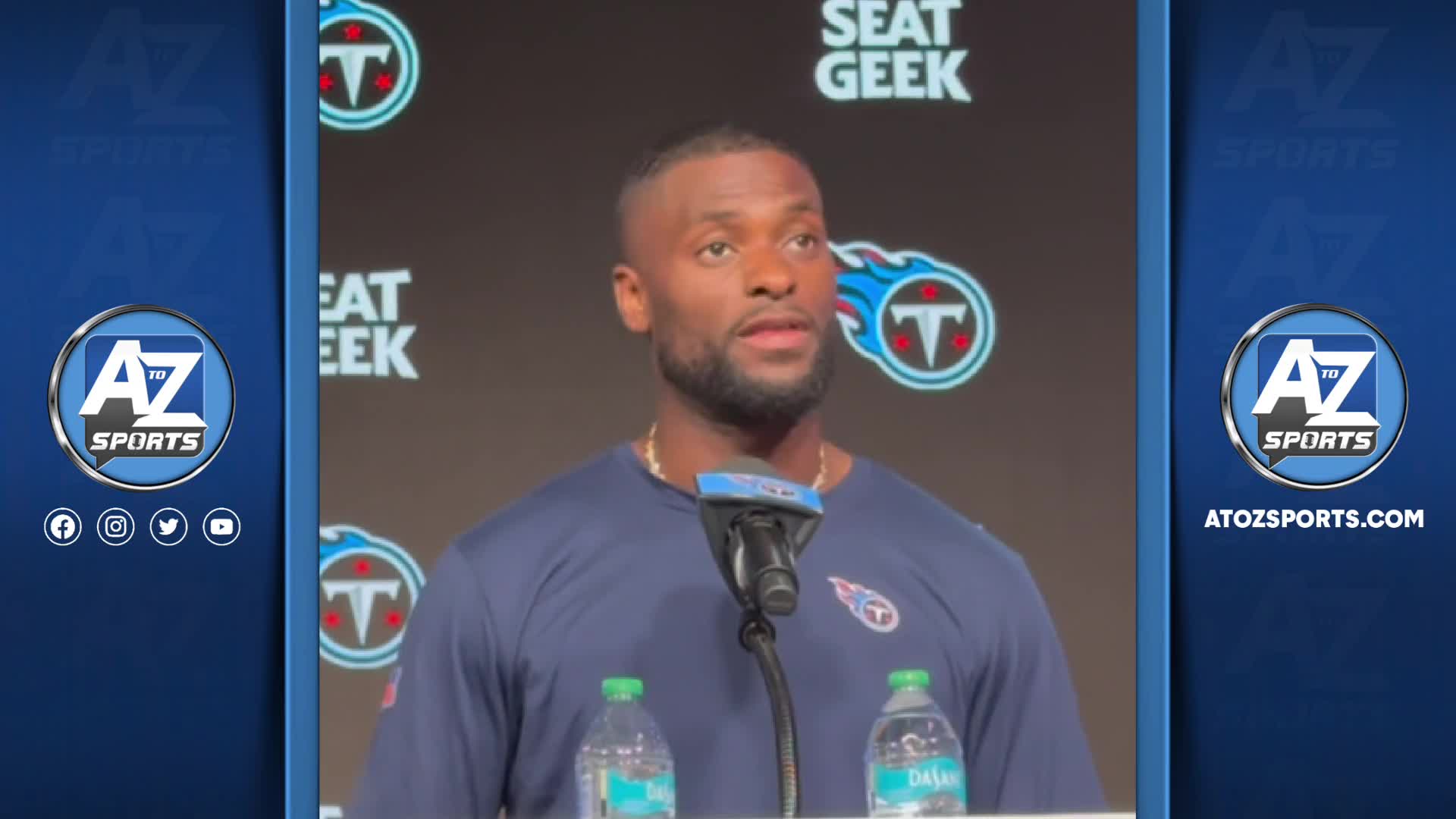 Titans new WR Van Jefferson says that Cam Ward's leadership is already ...