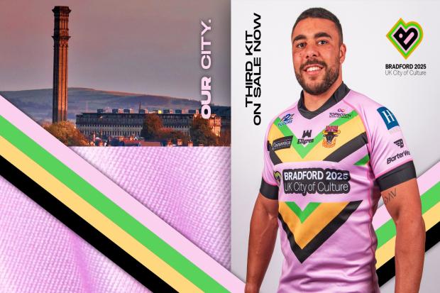 Bulls embrace Bradford being City of Culture with distinctive third kit