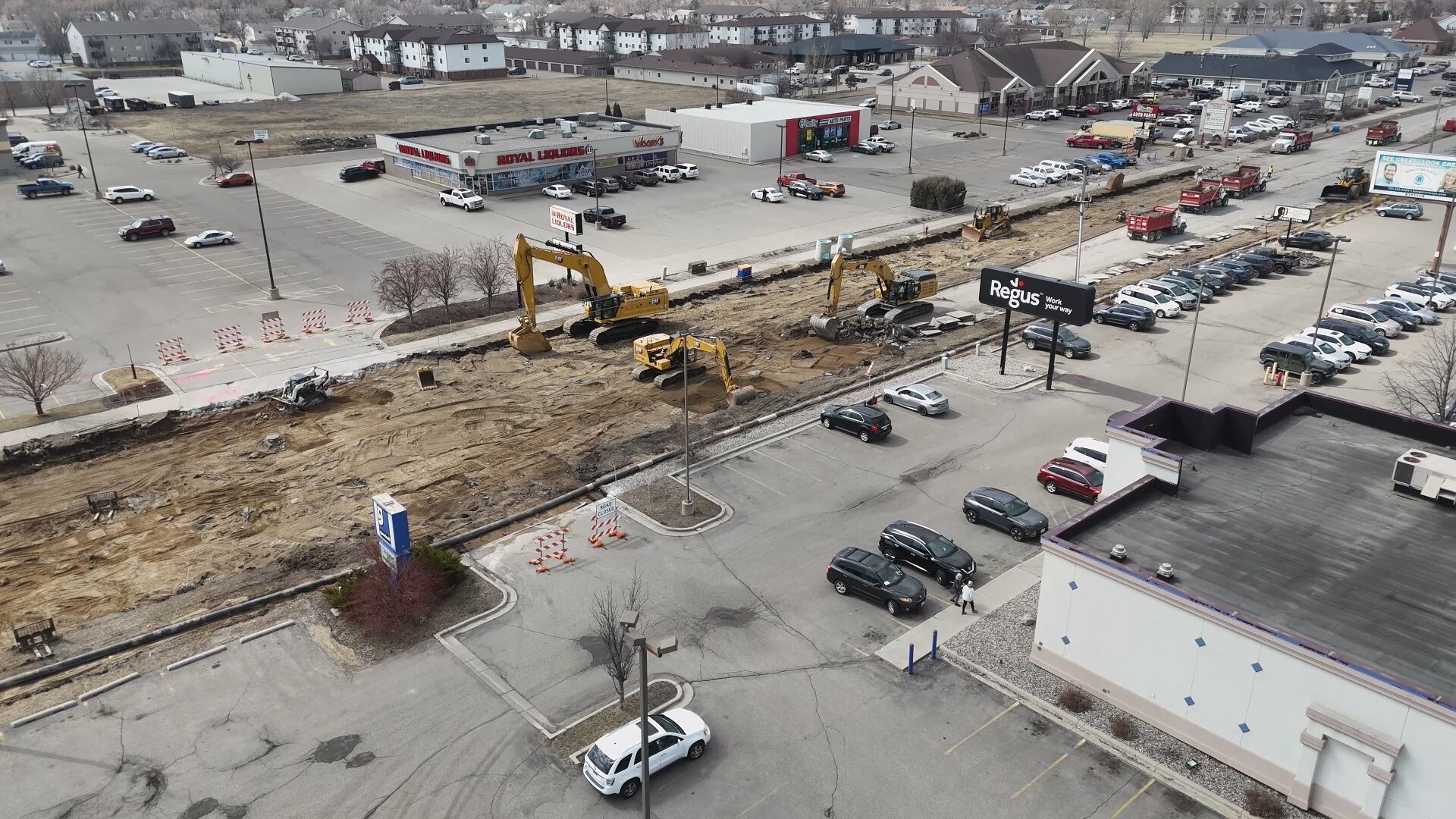 Construction along 32nd Ave. S. in Fargo impacts business owners