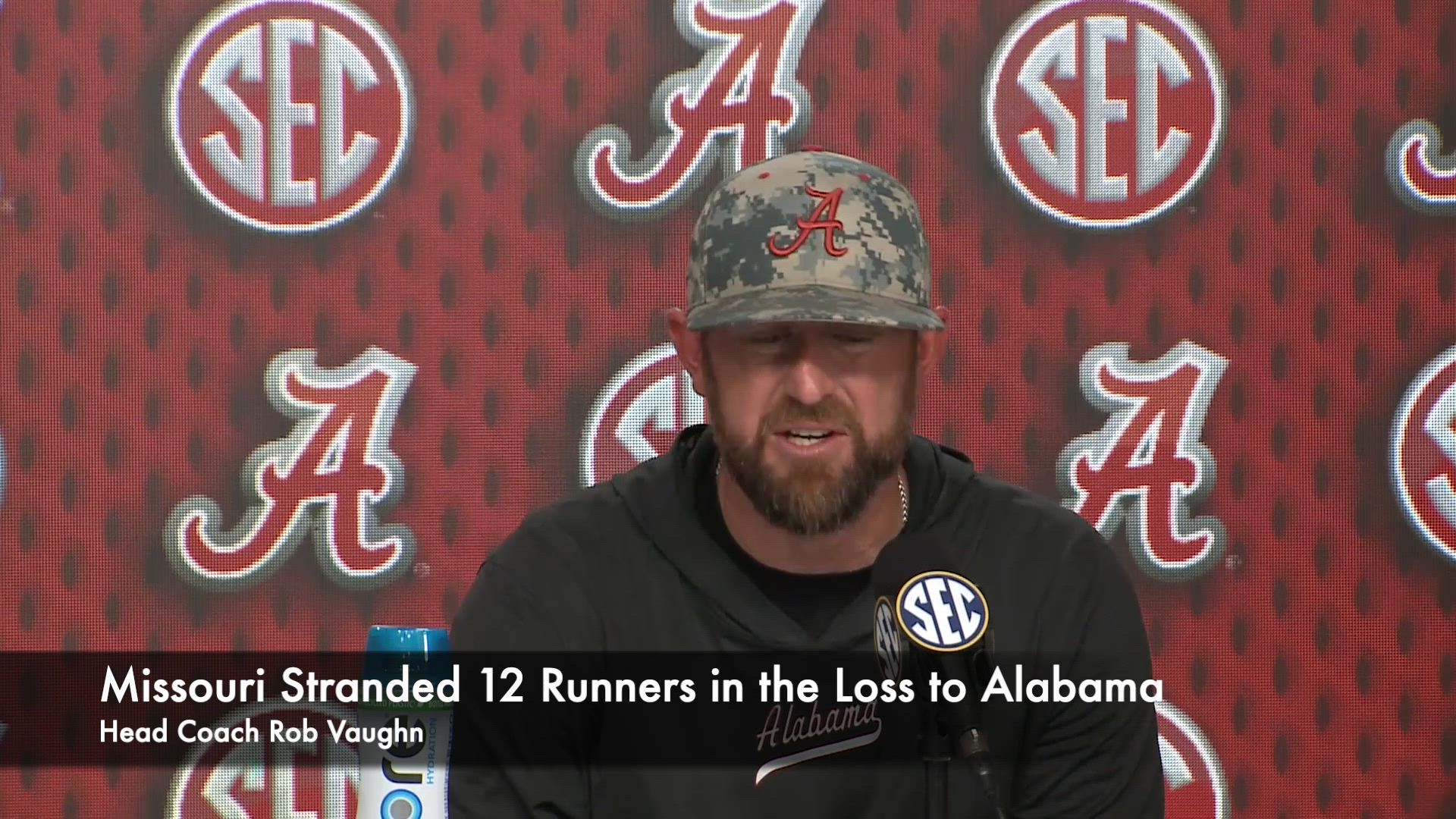 Alabama's Pitching and Defense Stranded 12 Missouri Runners