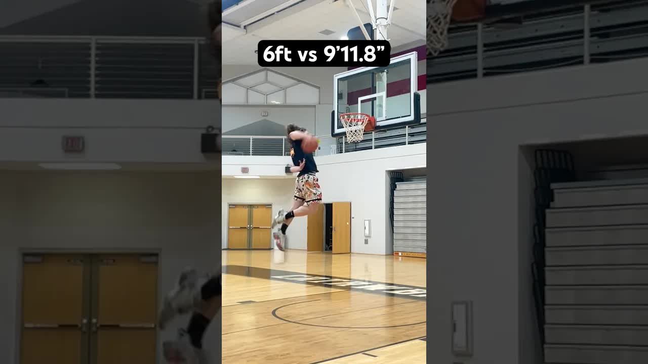 Behind the Back dunk by 6ft Guy #dunk