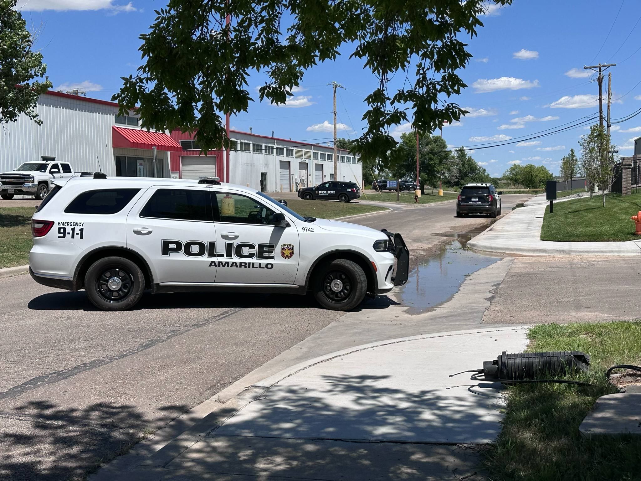 Video shows man shooting at landscaping car with rifle in Amarillo