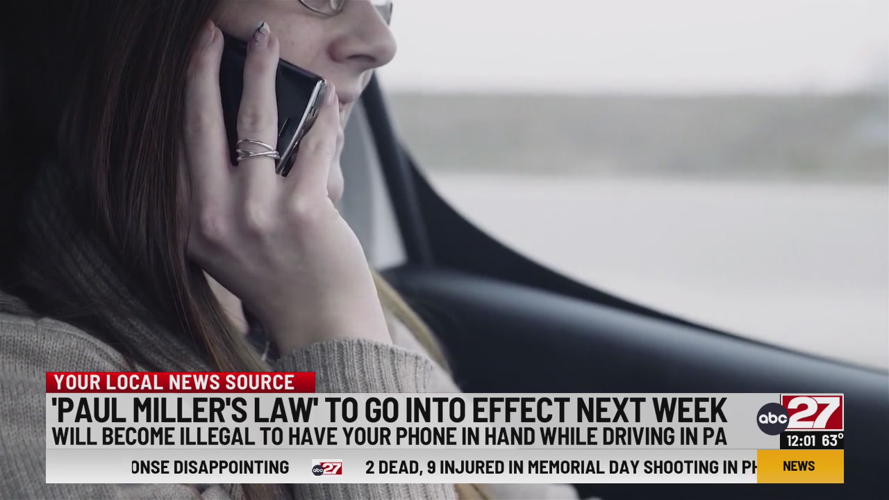 Paul Miller's Law goes into effect in Pennsylvania next week