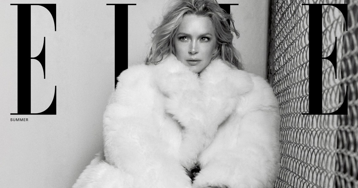 Lindsay Lohan Stages a ‘Spectacular' Comeback as an ELLE Cover Star for ...