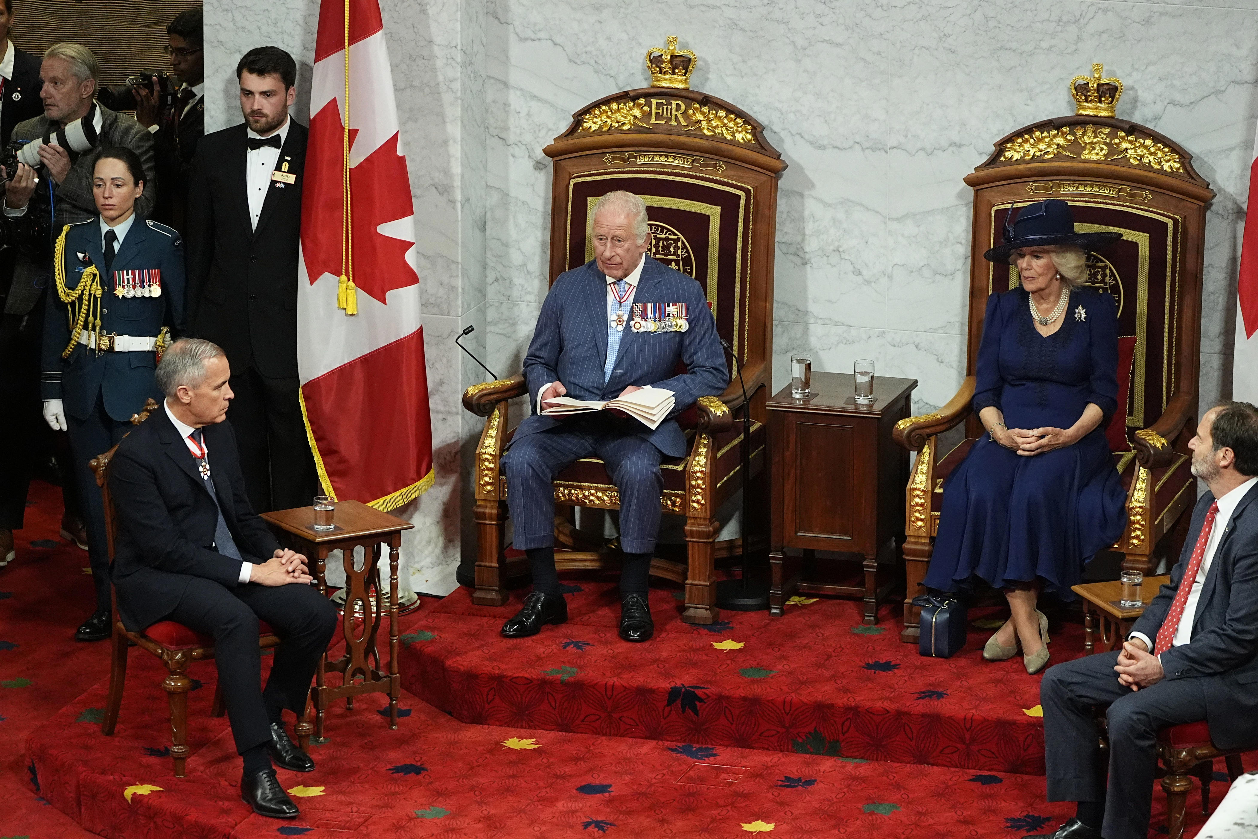 King warns Canada facing 'critical moment' in speech to Parliament with ...