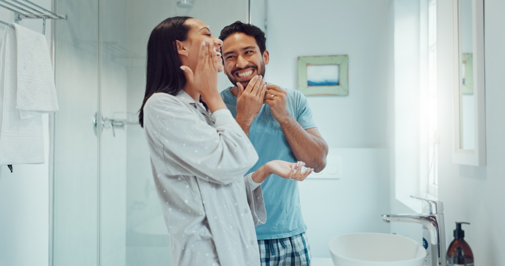 Why you should never share a towel with your partner