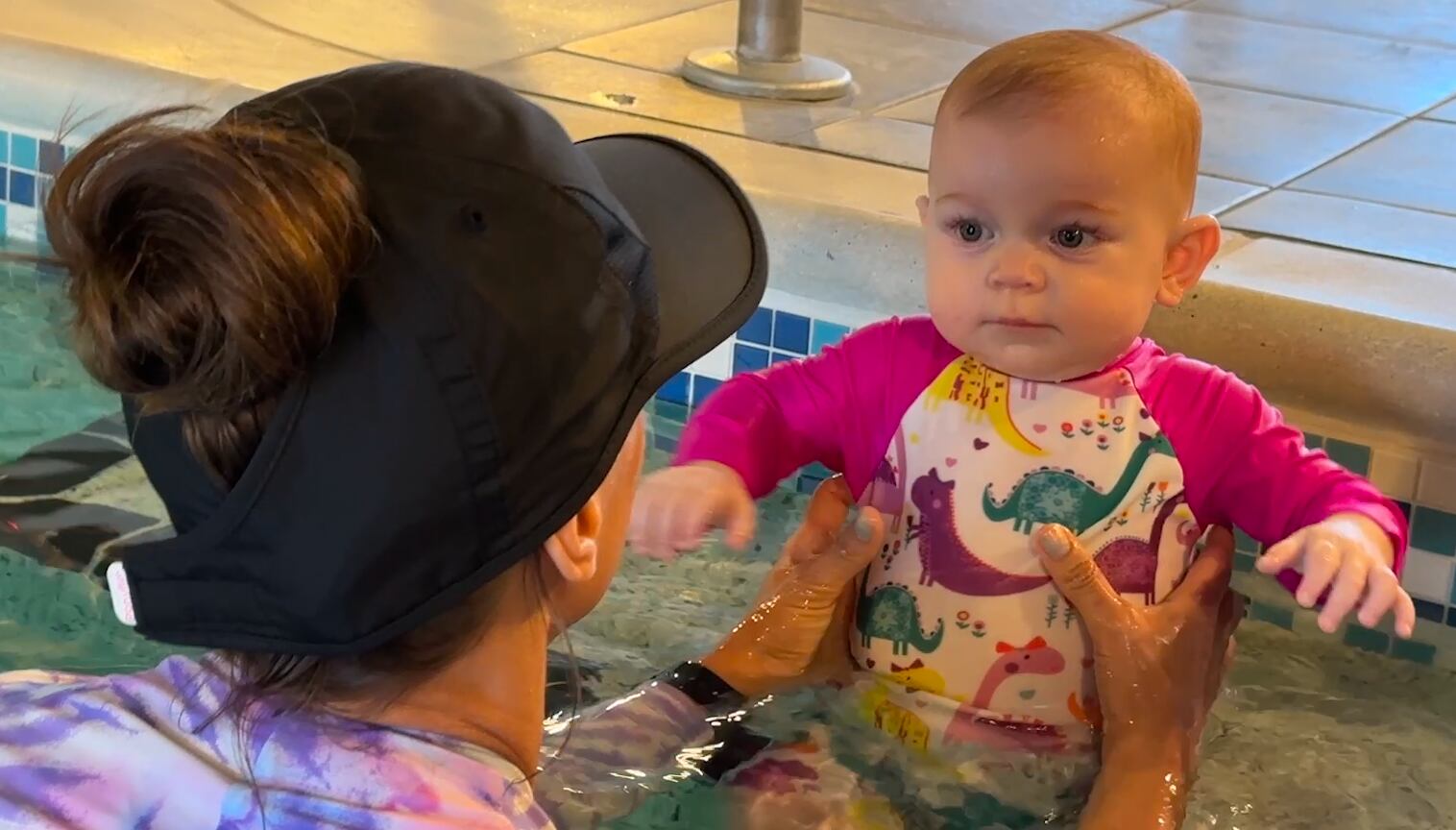 Staying safe in the water: ISR swim lessons teach kids breath control ...