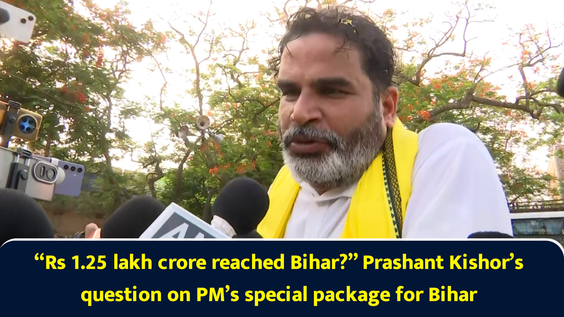 “Rs 1.25 lakh crore reached Bihar?” Prashant Kishor’s question on PM’s special package for Bihar
