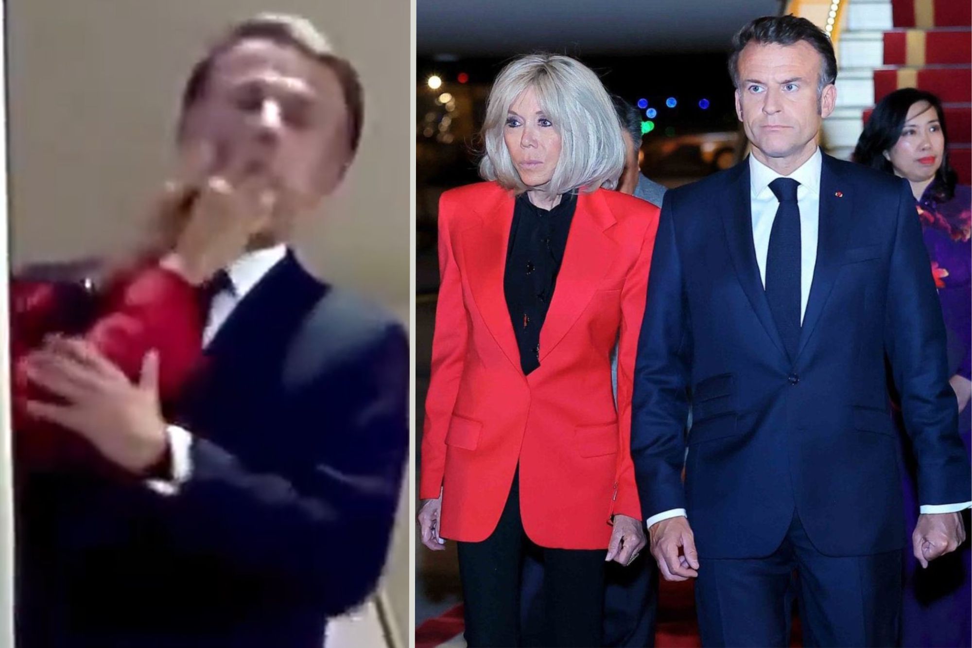 French President Macron 'Concealed Anger' After Wife Publicly 'Shoveled ...