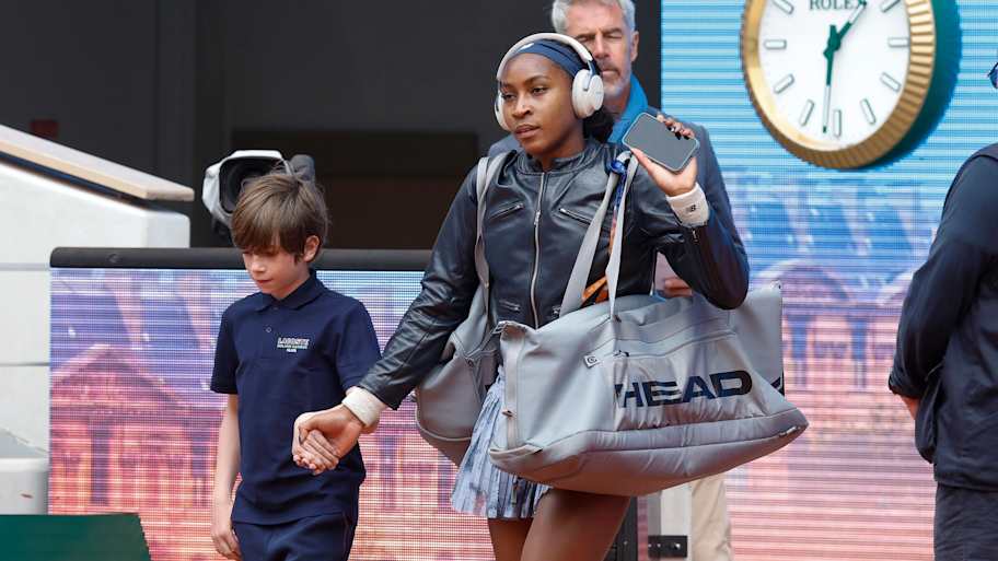 Coco Gauff loves custom leather jacket for French Open fit forgetting ...