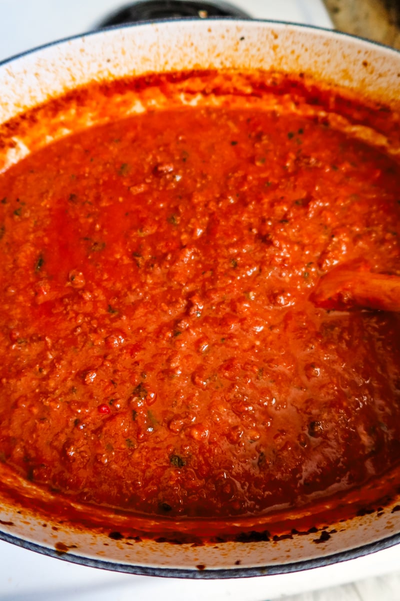 Italian American Bolognese Sauce