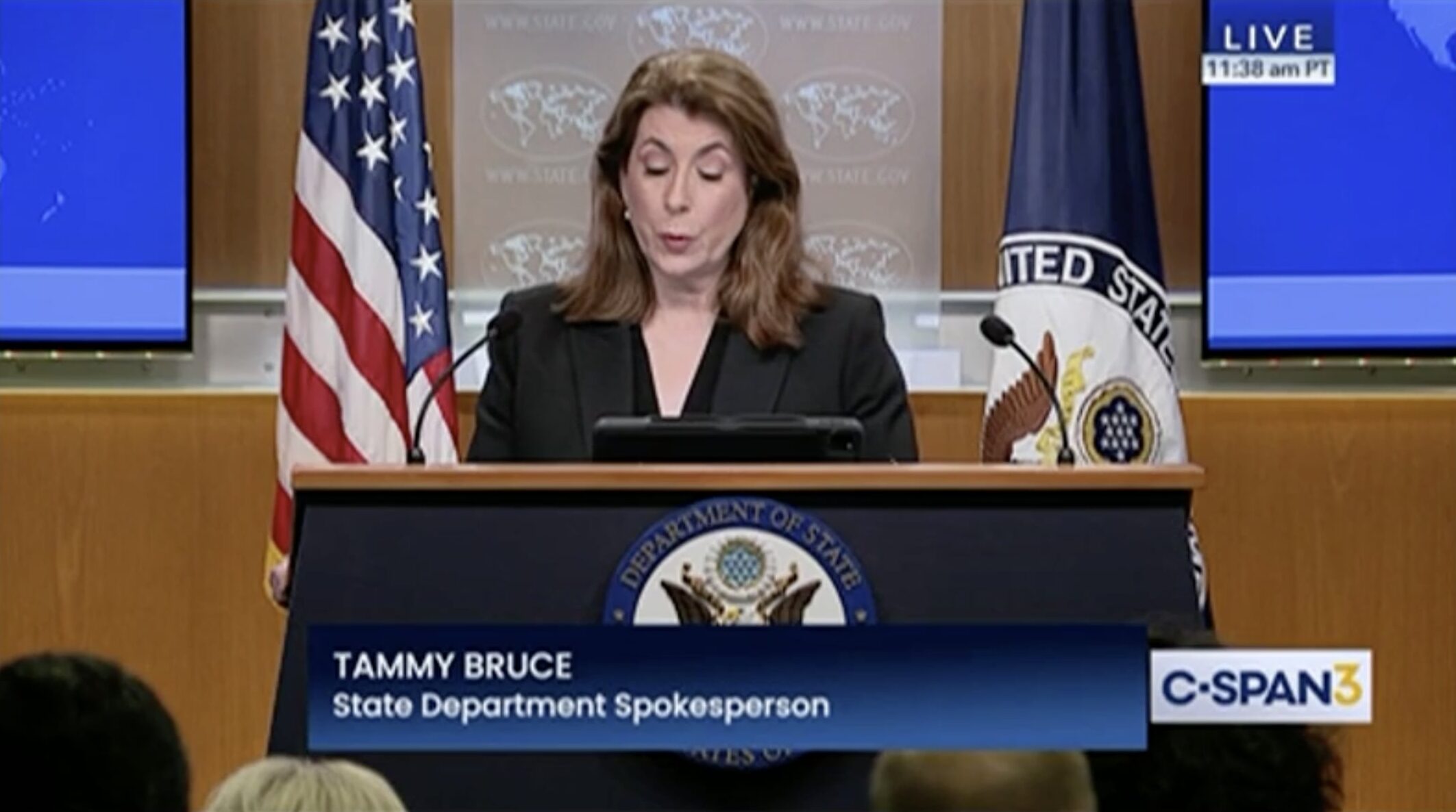 State Dept. Spox Reads Out Trump’s Truth Social Threats of Putin In ...
