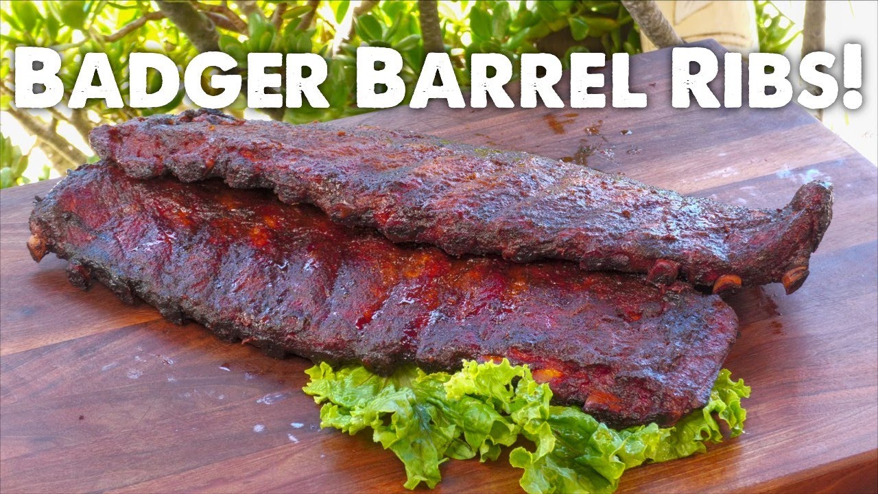 How To BBQ Ribs In A Badger Barrel | Sonny's BBQ Sauce Recipe!