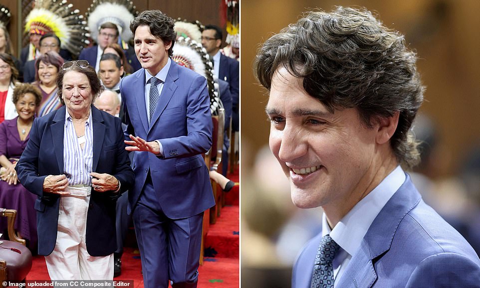 Outrage at Trudeau's footwear for royal visit