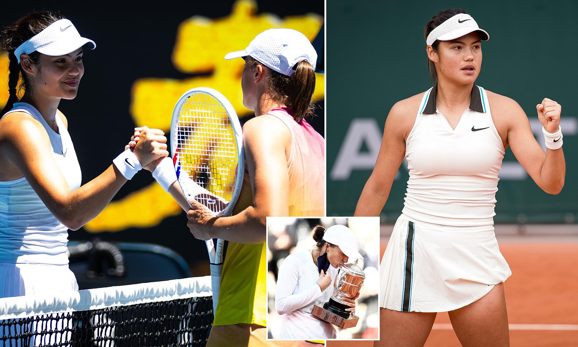 Emma Raducanu reveals how she's taken inspiration from Iga Swiatek - as ...