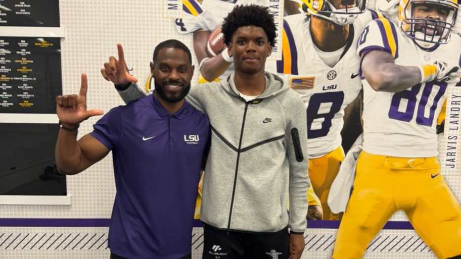 No. 1 Wide Receiver in America, Five-Star LSU Football Target Visits ...