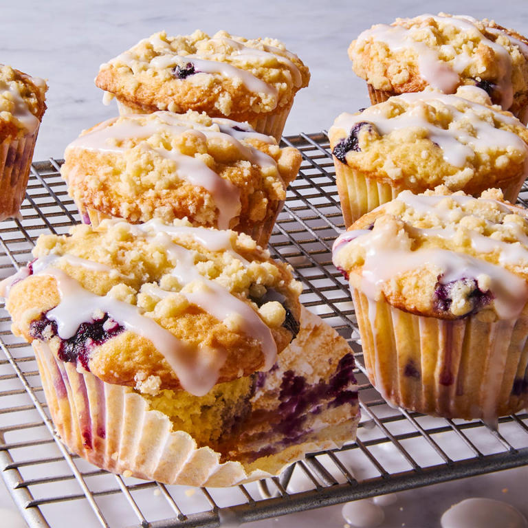 These lemon-blueberry muffins are so good, I’m skipping the bakery