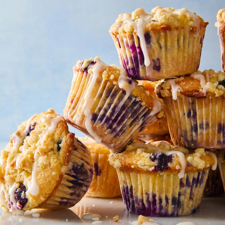 These lemon-blueberry muffins are so good, I’m skipping the bakery