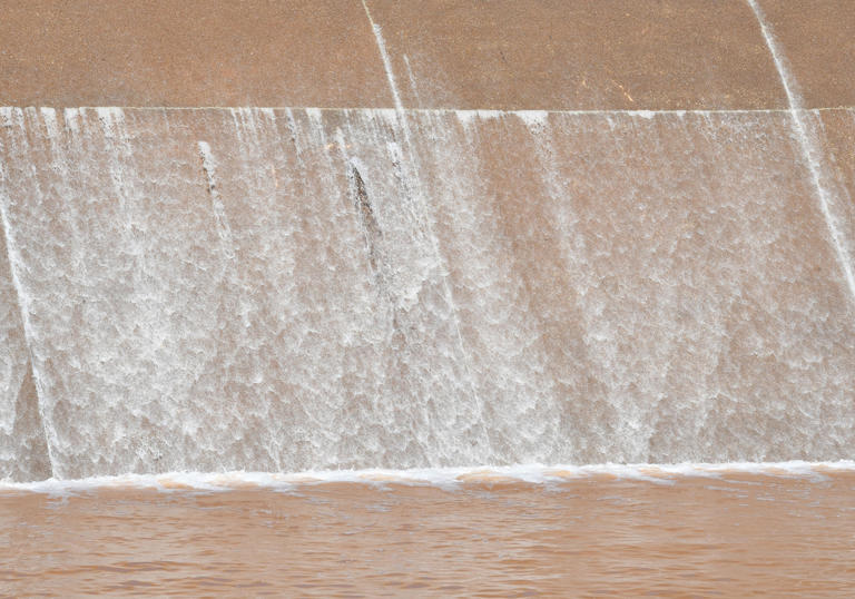 Lake Kickapoo reaches capacity as reservoirs continue to rise