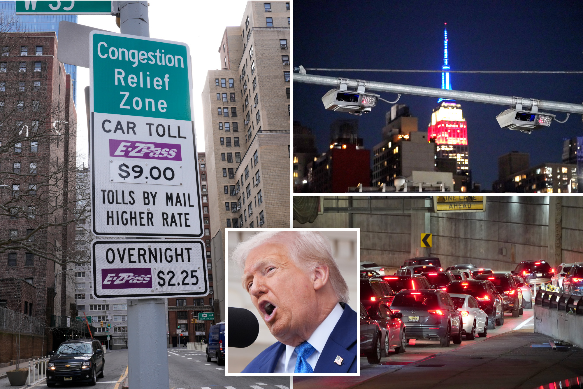 Trump’s bid to end NYC congestion pricing temporarily blocked by federal judge — here’s how long ...