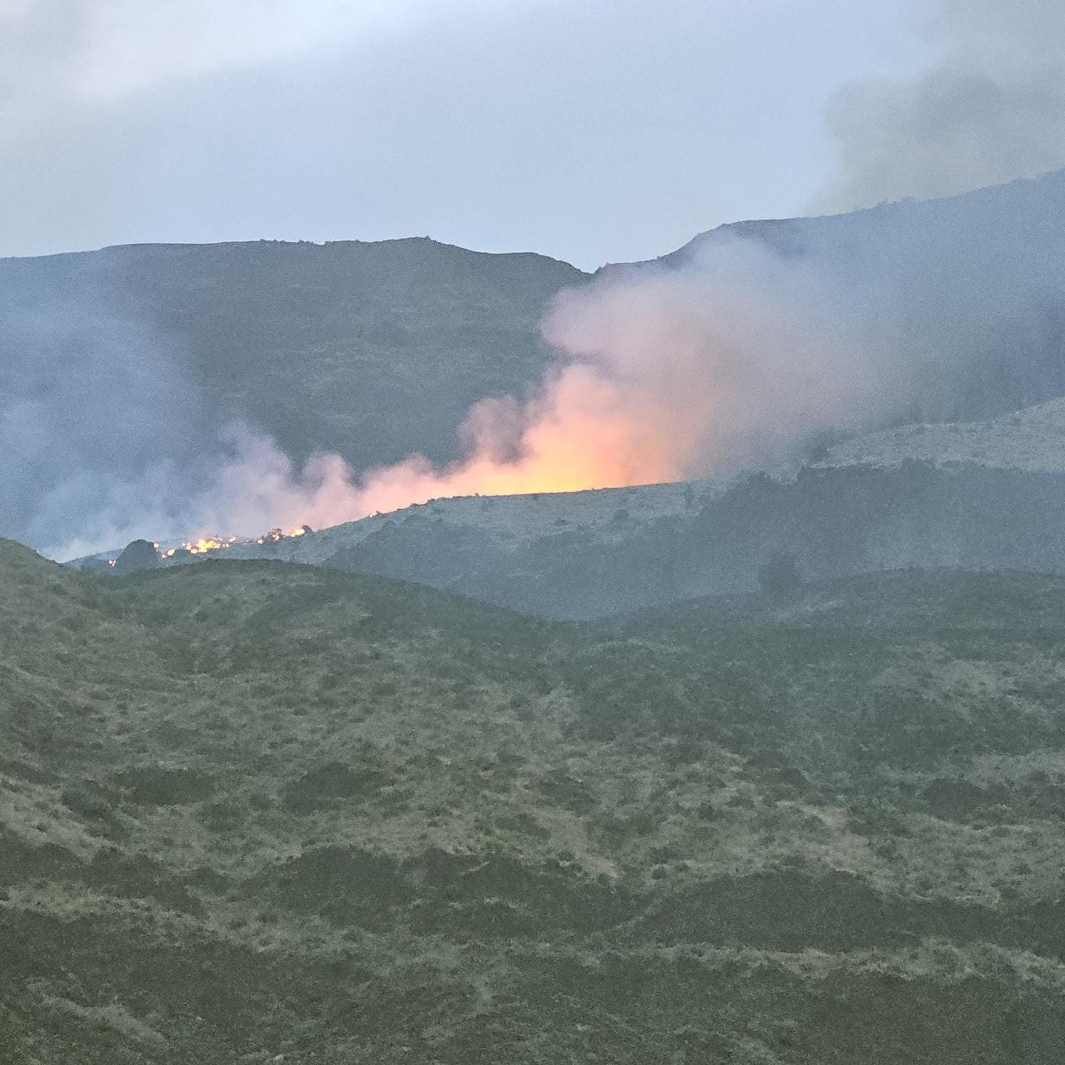 Oregon’s first large wildfire of season, the Butte Creek Fire, mapped ...