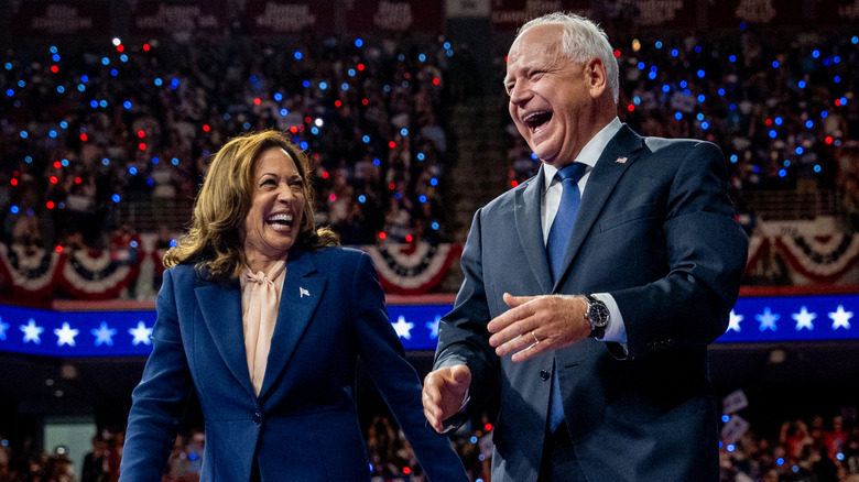 The Bizarre Reason Kamala Harris Teamed Up With Tim Walz For Her ...