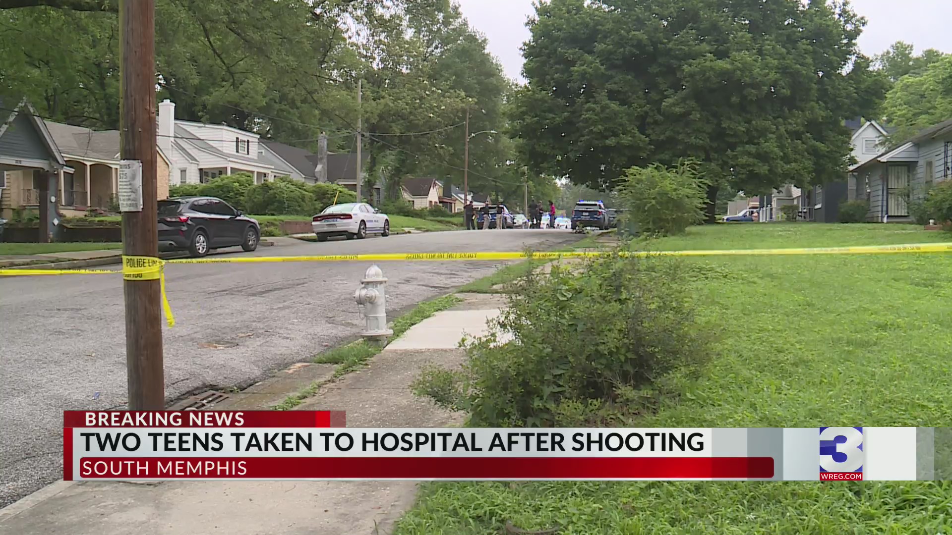 Two teens taken to hospital after South Memphis shooting