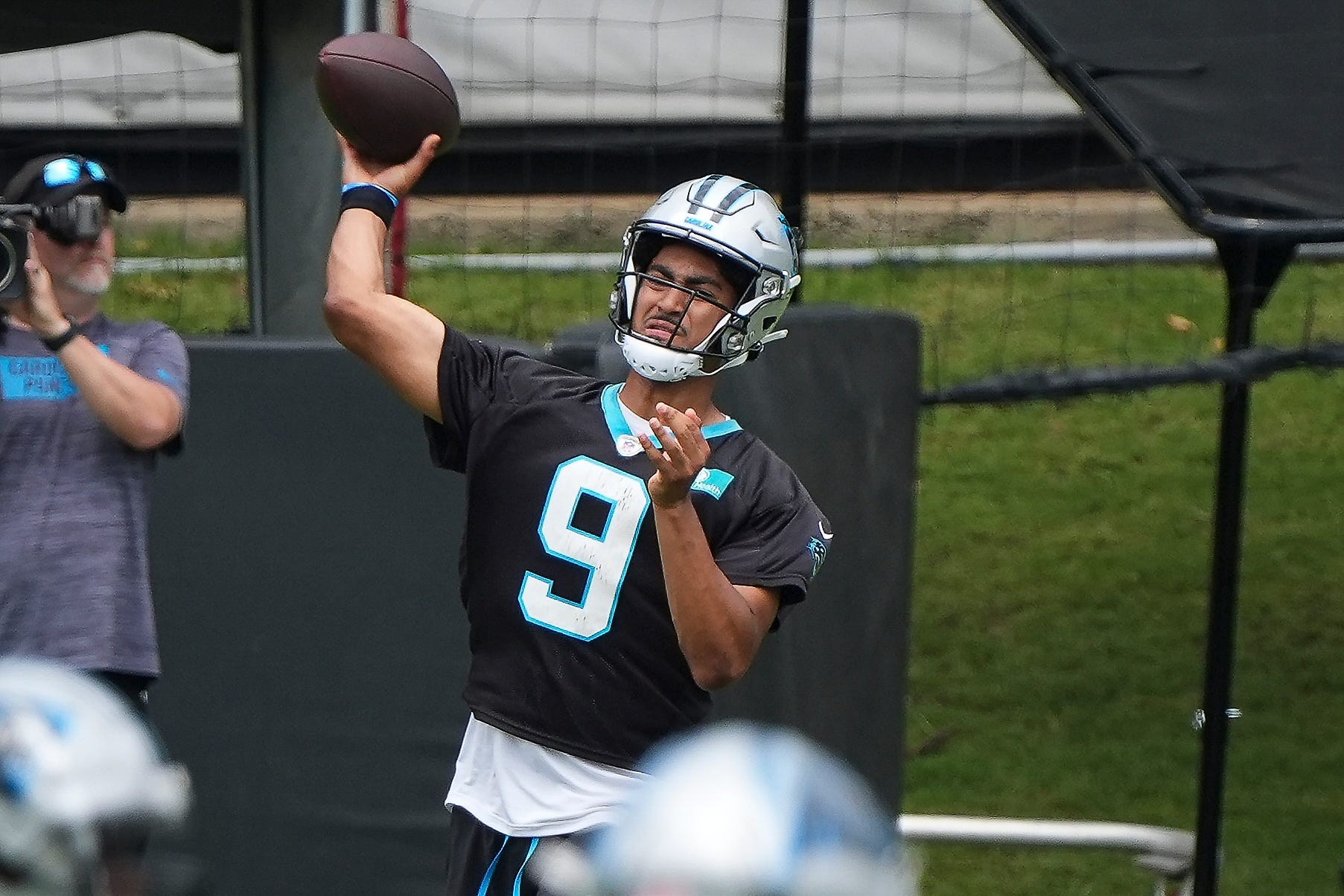 First look at Panthers' Bryce Young and Tetairoa McMillan connecting on ...