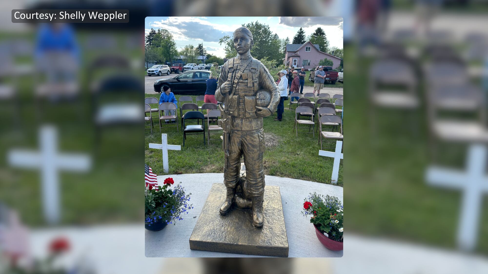 Kenmare unveils new statue honoring female veteran