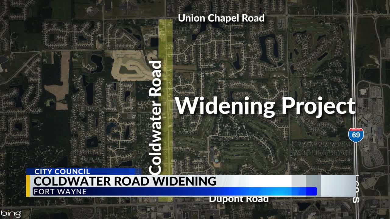 City Council approves plan to widen stretch of Coldwater Road