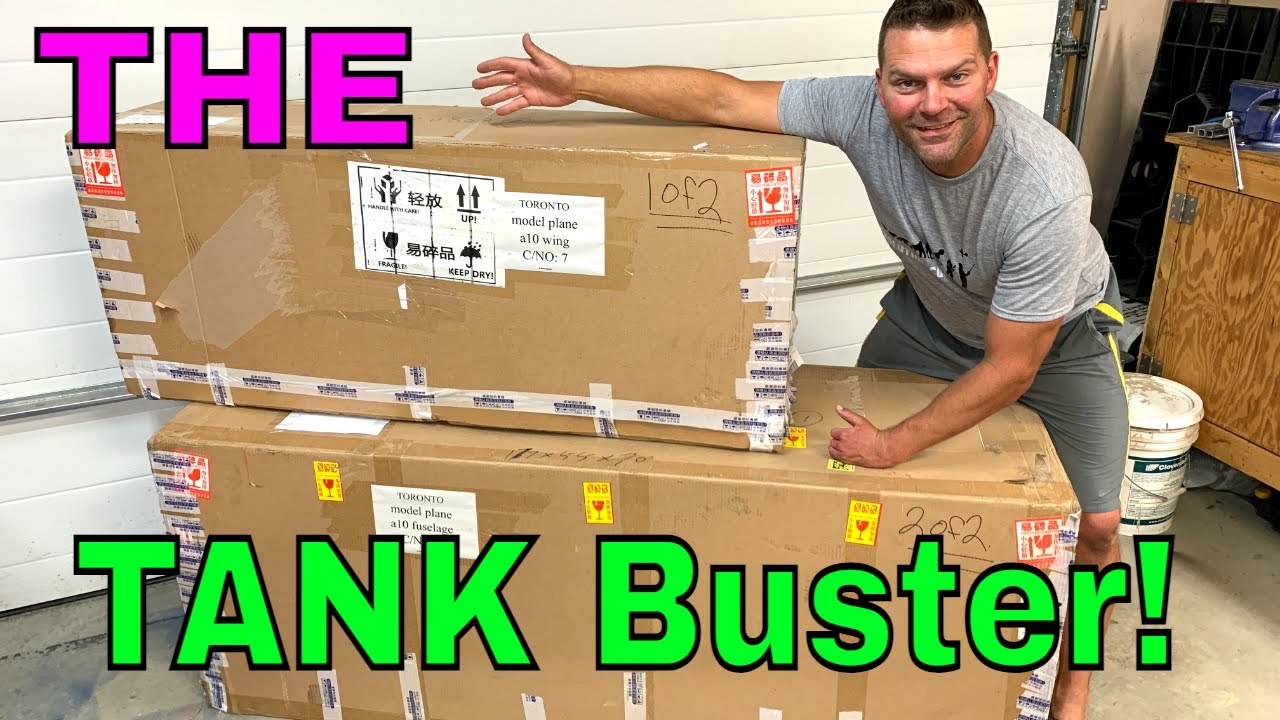 Giant Scale A-10 Tank Buster Unboxing - Let The Build Begin!