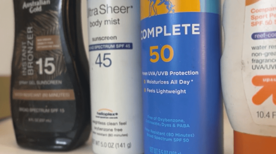Using sunscreen a focal point as summer months approach