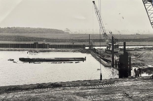 Old barges 'scuttled' in 1800s 'reappeared' when canal basin drained