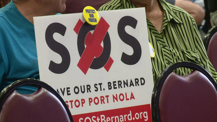 Packed house opposes Violet Port proposal at St. Bernard Parish hearing