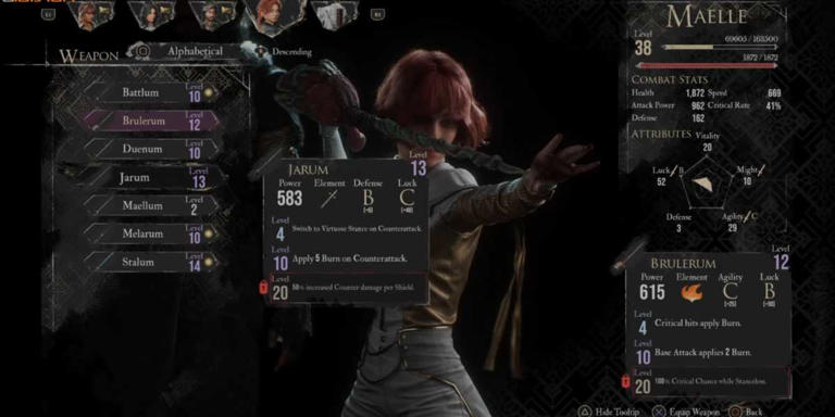 The Best Weapons for Maelle in Clair Obscur: Expedition 33