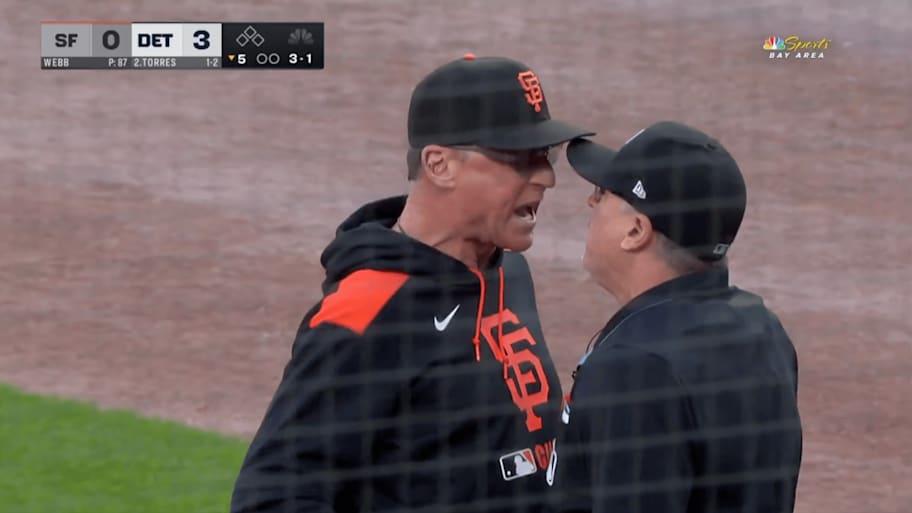 Giants Manager Bob Melvin Got His Money's Worth After He Was Ejected ...