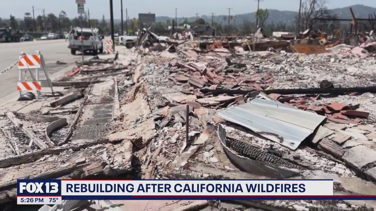 Rebuilding after California wildfires