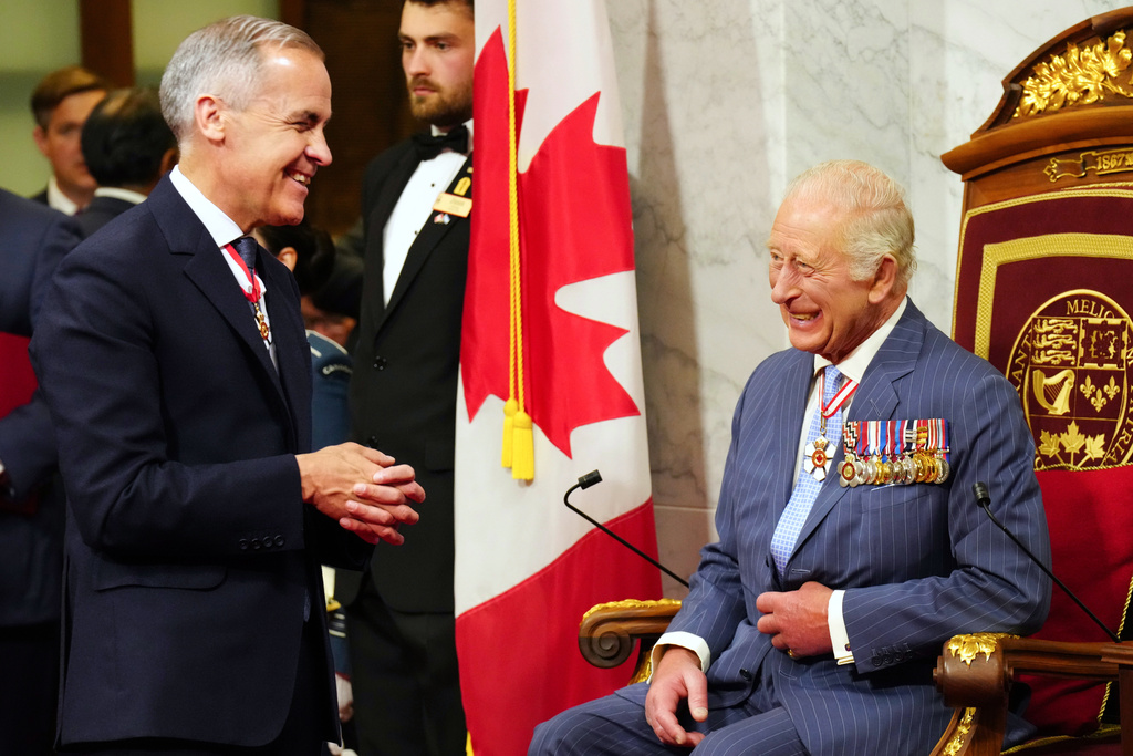 King Charles III says Canada faces unprecedented dangers as Trump threatens annexation