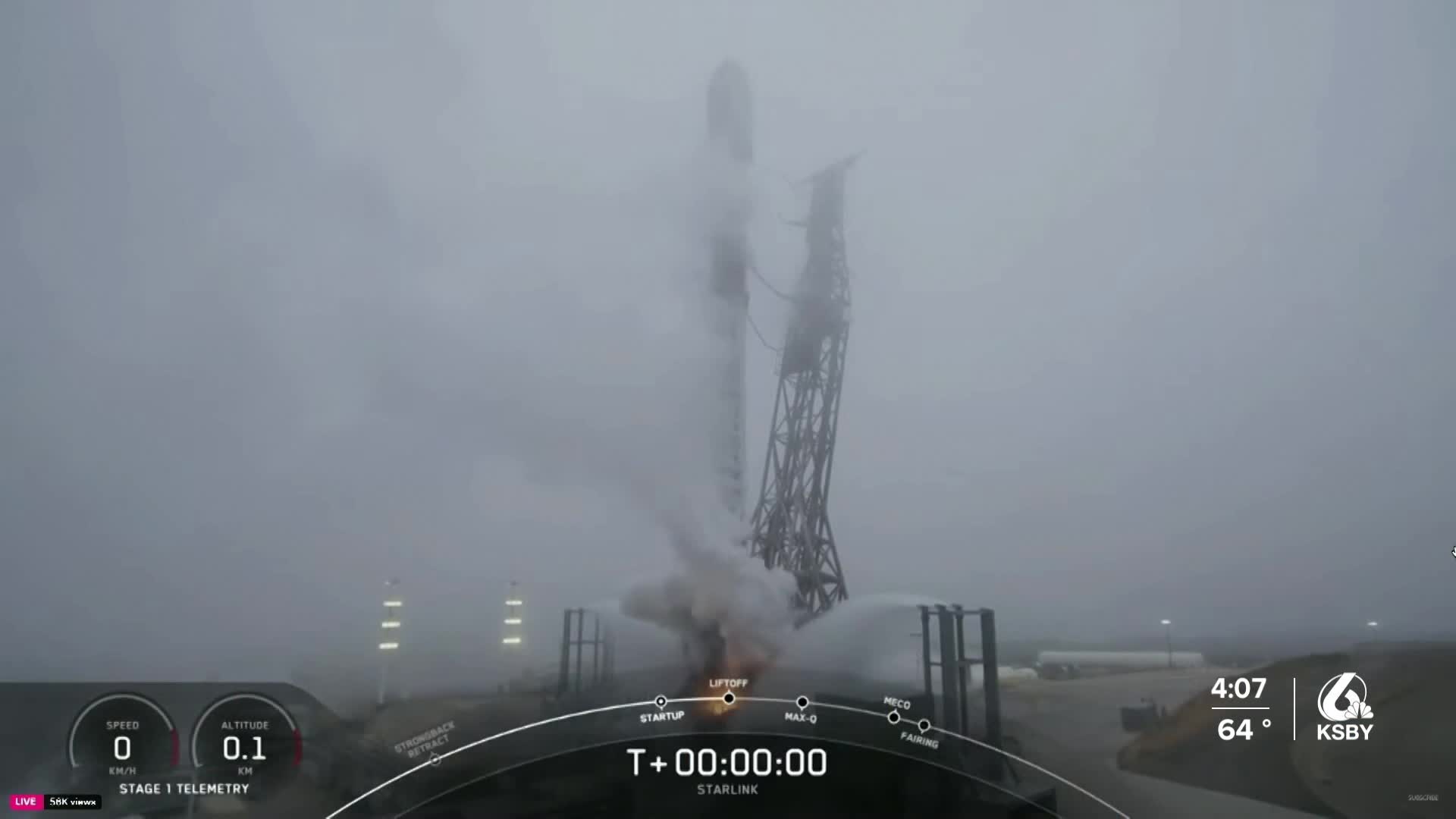 SpaceX launches Falcon 9 rocket Tuesday from Vandenberg Space Force Base