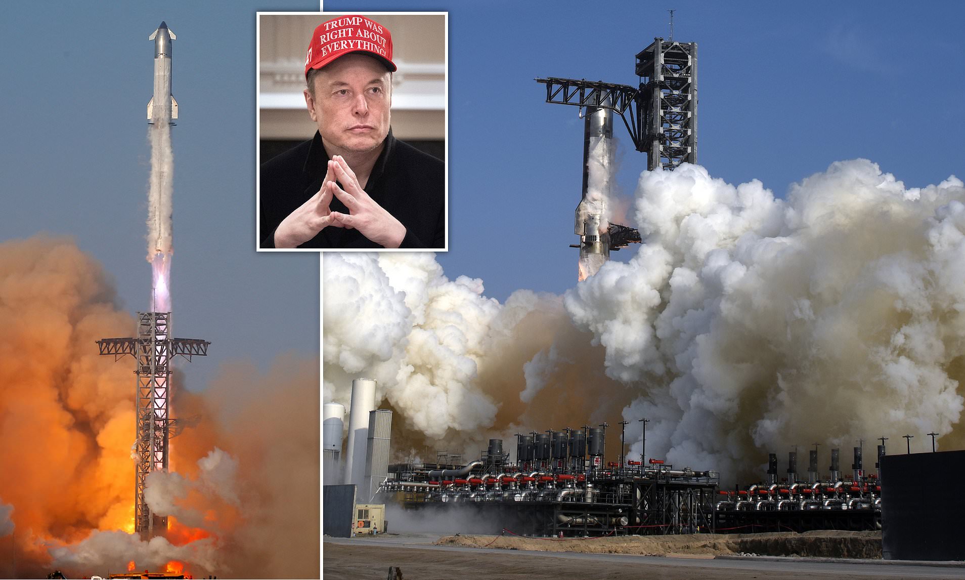 SpaceX Starship megarocket blows up again in another blow to Elon Musk ...
