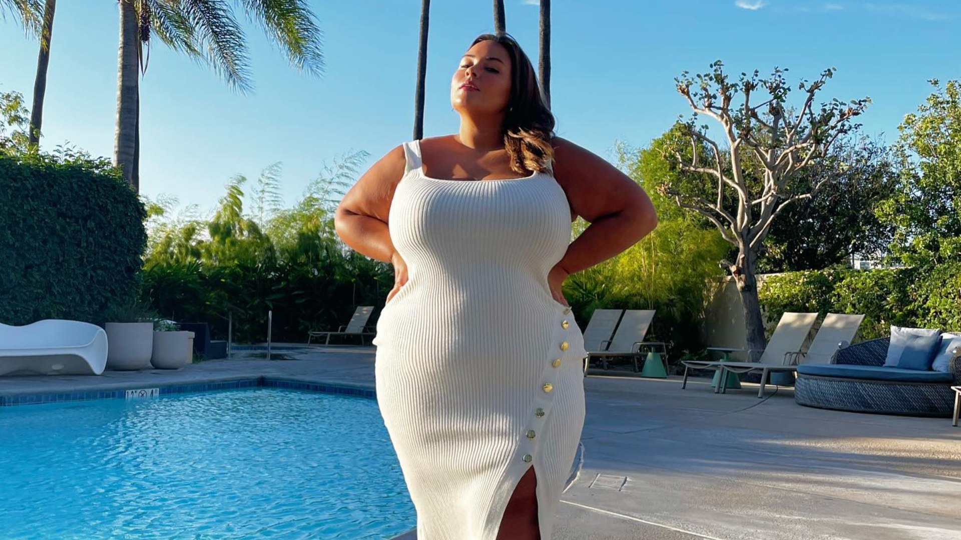 “I’m fat and I wear white”: her uninhibited looks