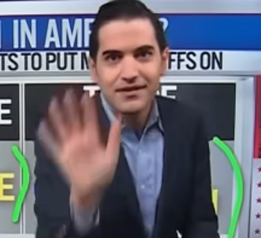CNN Data Chief’s Hilarious Hand Gesture About Trump Tariffs Says It All