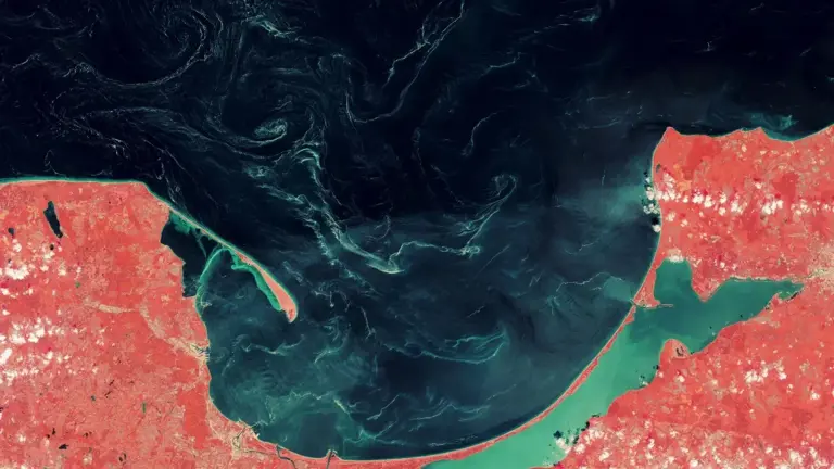 Satellite imagery captures bizarre substance on ocean surface – and the ...