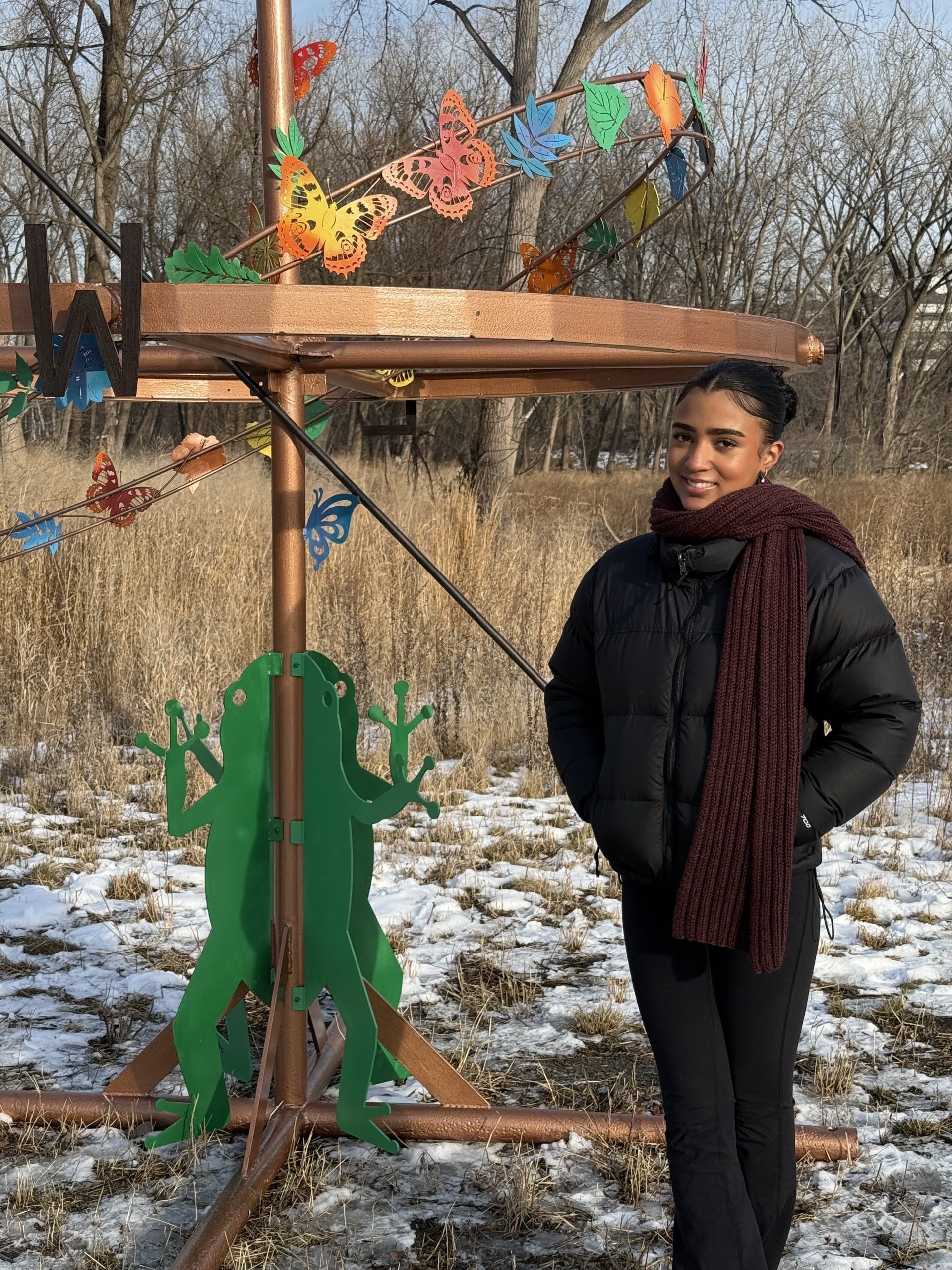 Teaneck student creates unique 'Frog Compass' to replace Creek ...
