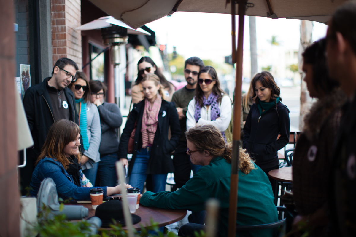 You can witness fictional first dates on the streets of D.C.