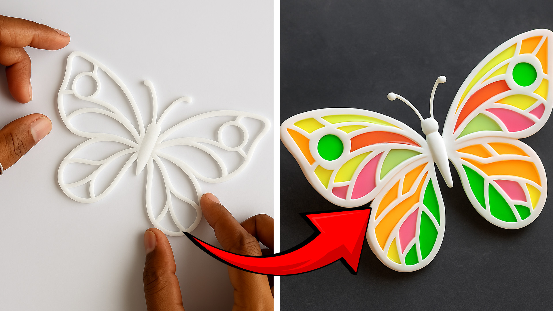 DIY Quilling Butterfly | Creative 3D Butterfly Wall Decoration Craft