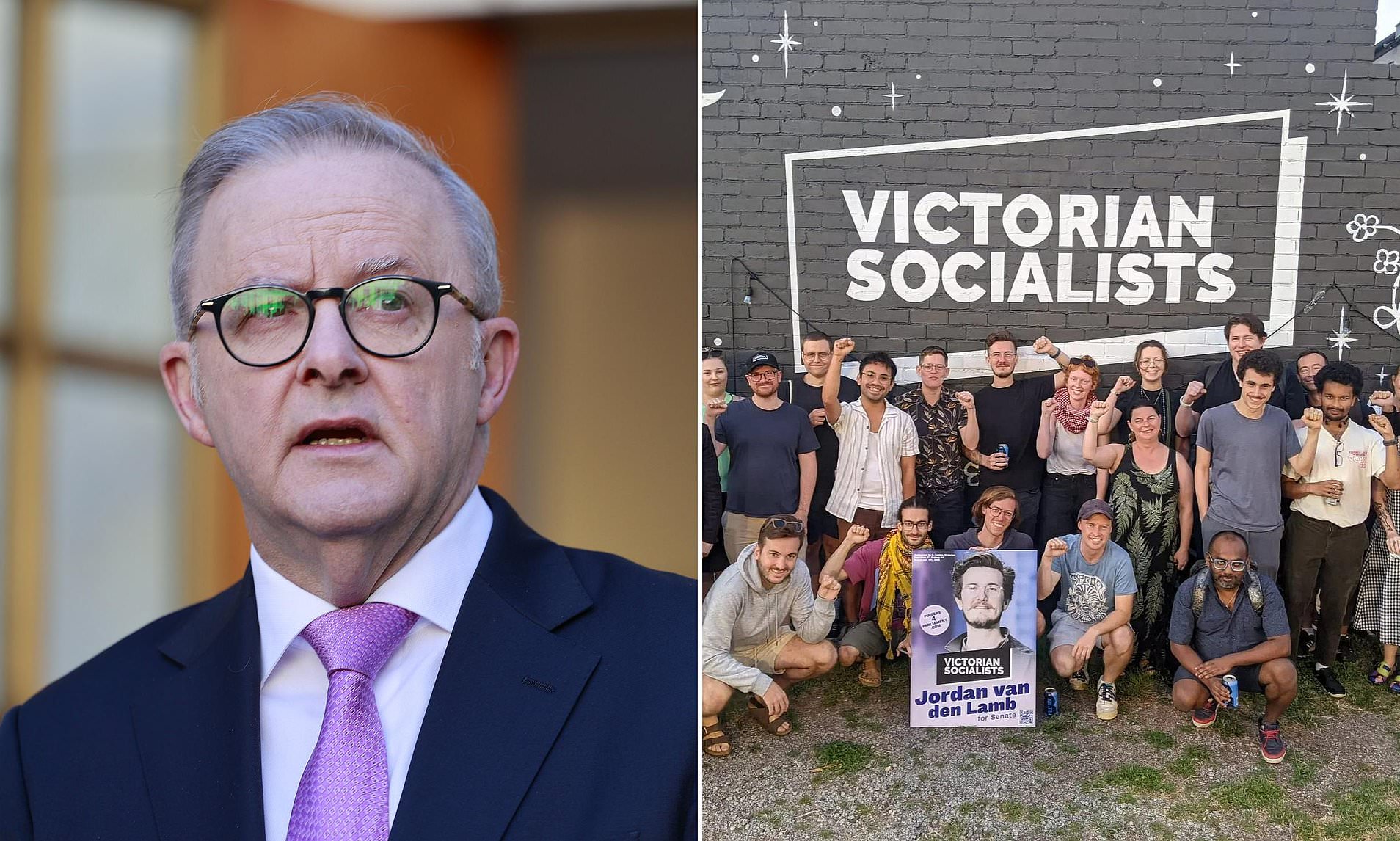 Radical fringe party vows to haunt Anthony Albanese as it unveils ...