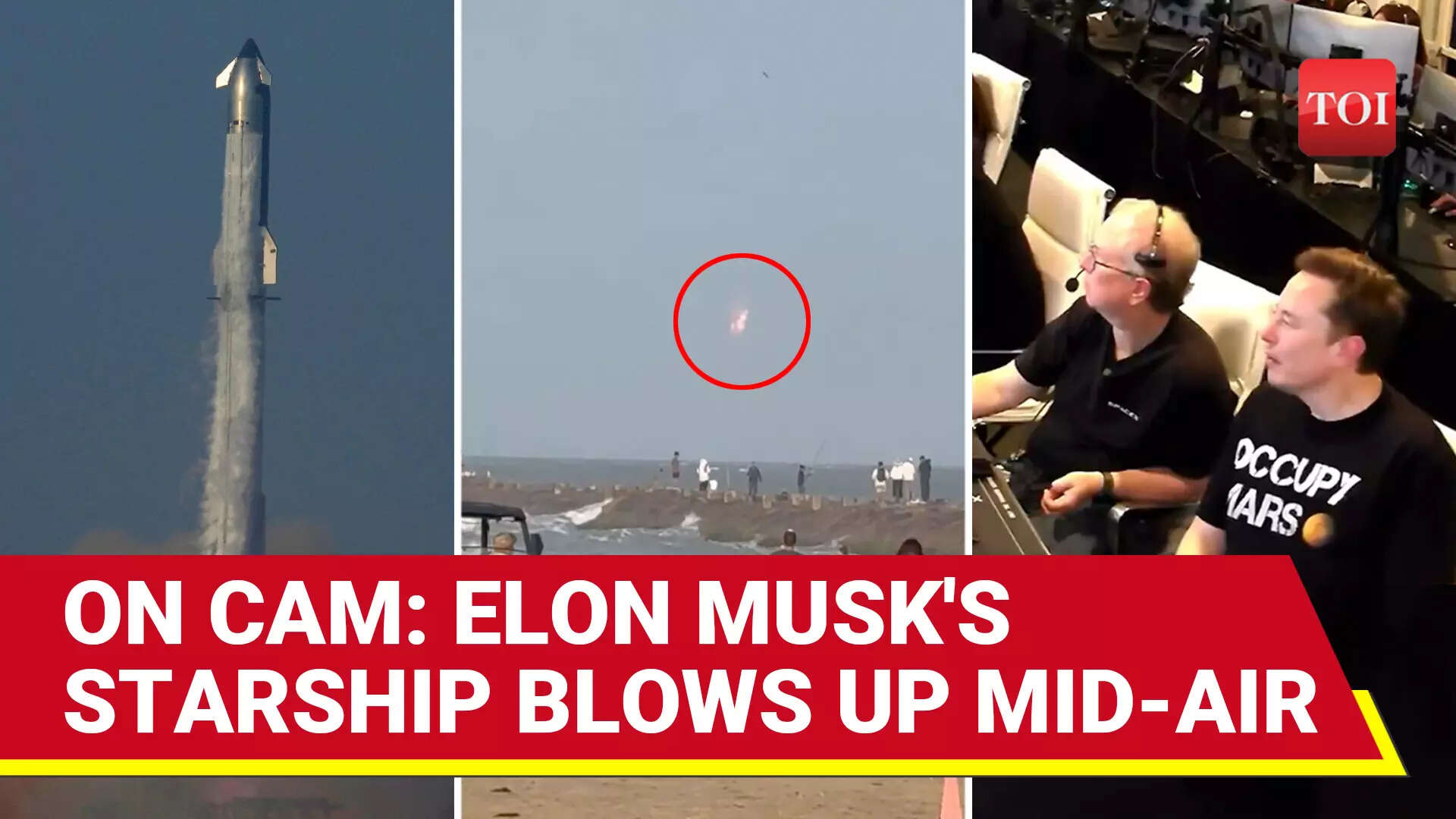 Elon's SpaceX Loses Control Of Starship; Mega Rocket Spirals ...